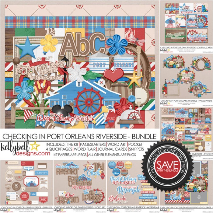 Checking In Port Orleans Riverside Bundle – Kellybell Designs