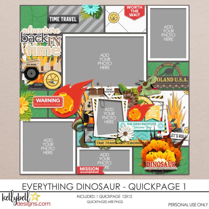 Everything Dinosaur Kit - Kellybell Designs