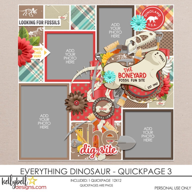 Everything Dinosaur Kit - Kellybell Designs