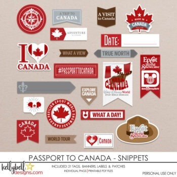 Passport To Canada Kit – Kellybell Designs