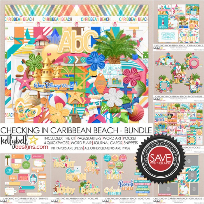 Checking In Caribbean Beach Bundle – Kellybell Designs