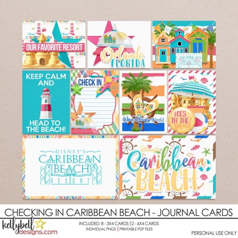 Checking In Caribbean Beach Cards – Kellybell Designs