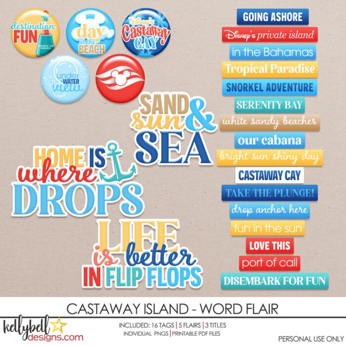 Castaway Island Kit - Kellybell Designs