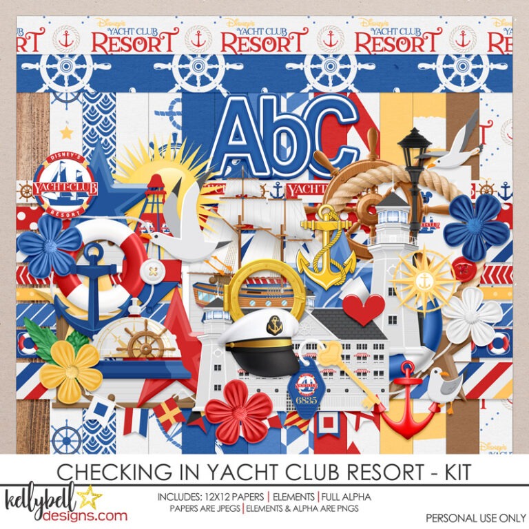 Checking In Yacht Club Resort Kit - Kellybell Designs