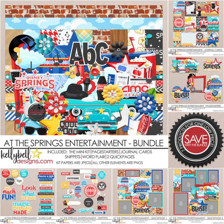 At The Springs Entertainment Bundle – Kellybell Designs