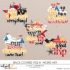 Back Covers Vol 4 Word Art - Kellybell Designs