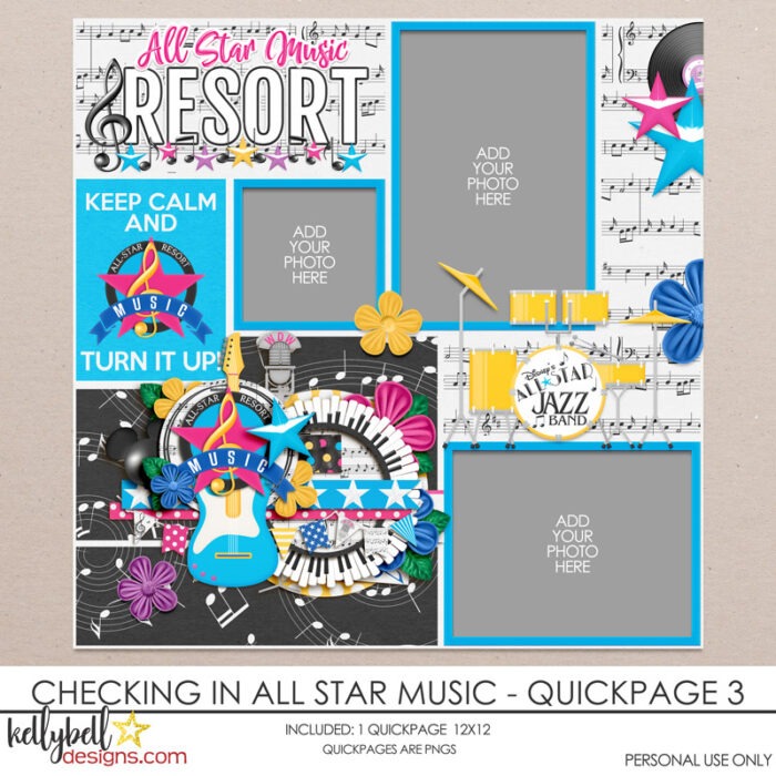 Checking In All Star Music Kit - Kellybell Designs