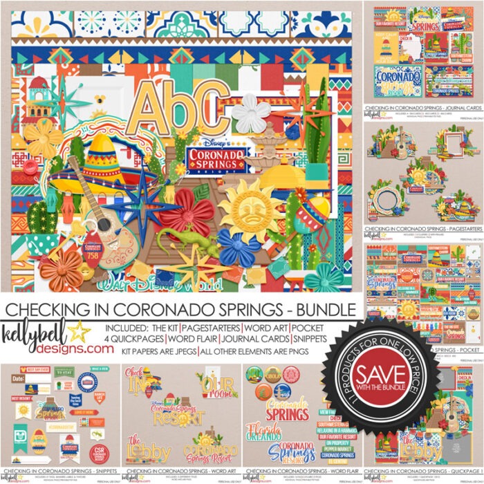 Checking In Coronado Springs Bundle – Kellybell Designs
