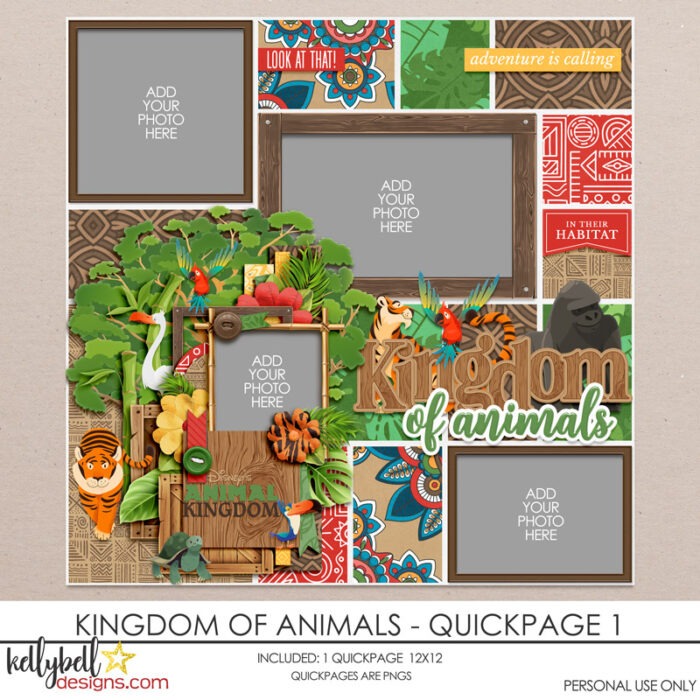 Kingdom Of Animals Mini Kit - Kellybell Designs