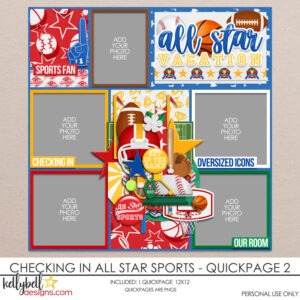 Checking In All Star Sports Quick Page 2 - Kellybell Designs