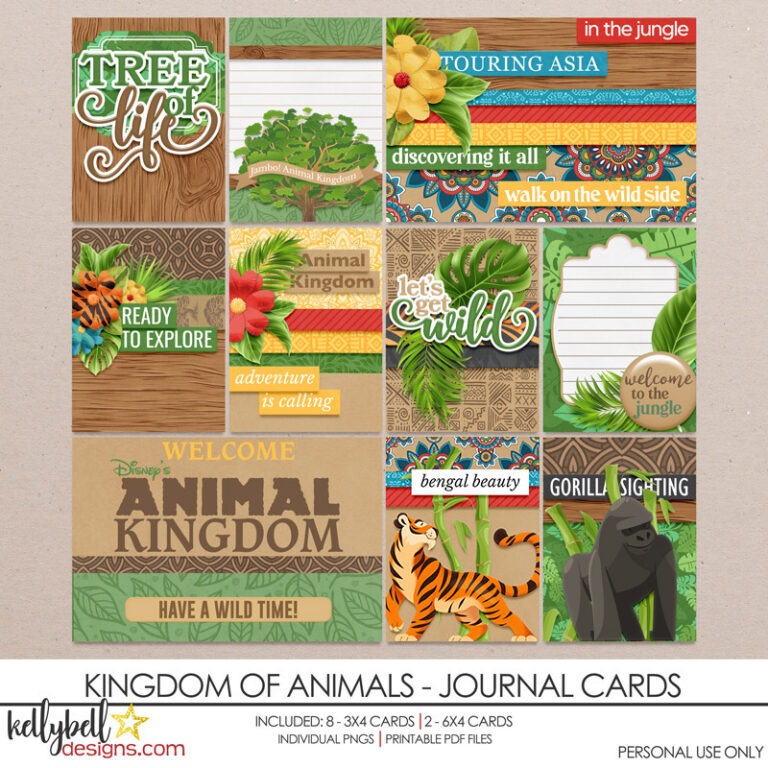 Kingdom Of Animals Mini Kit - Kellybell Designs