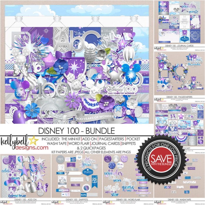 Disney 100 Bundle – Kellybell Designs
