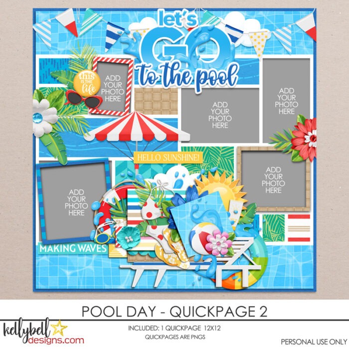 Pool Day Kit - Kellybell Designs