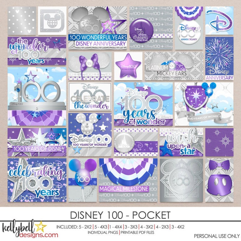 Disney 100 Pocket - Kellybell Designs