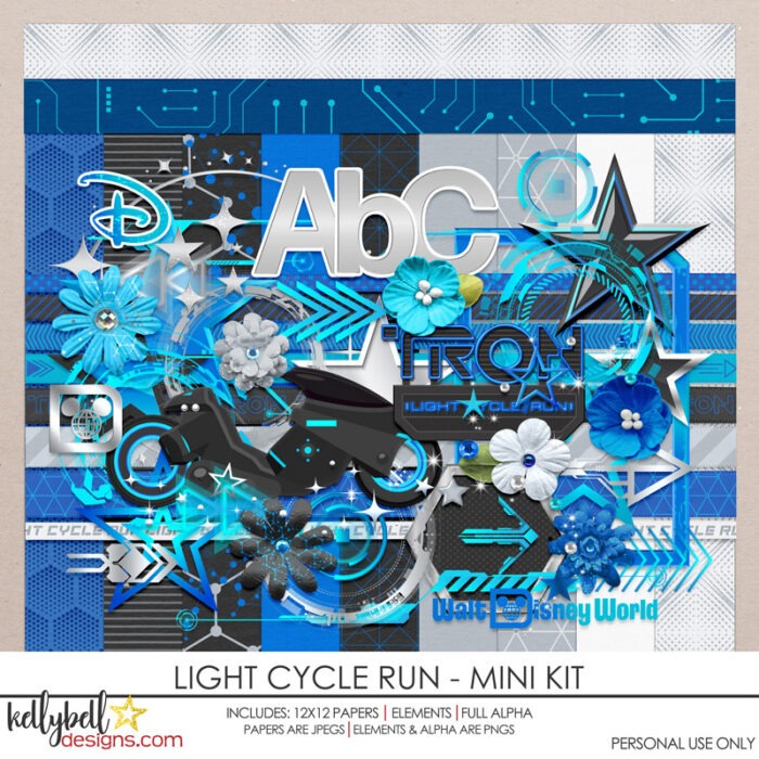 Light Cycle Run Mini Kit - Kellybell Designs
