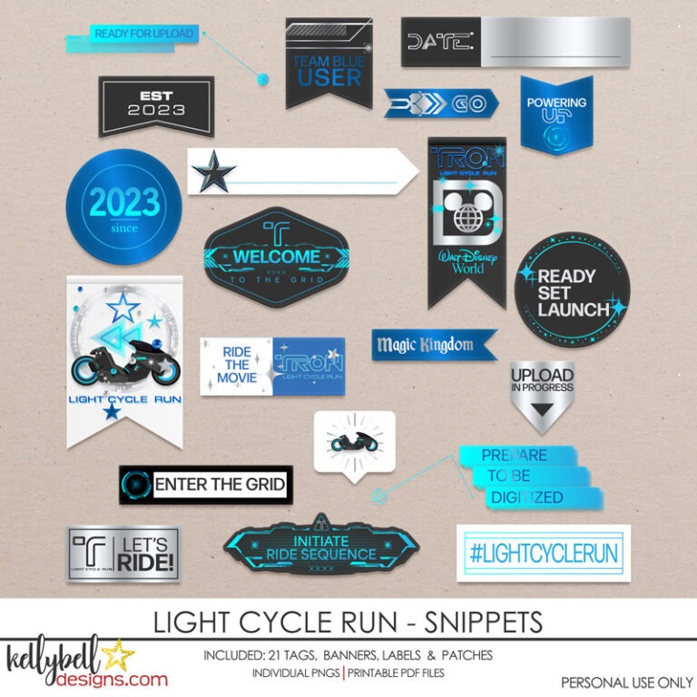 Light Cycle Run Mini Kit - Kellybell Designs