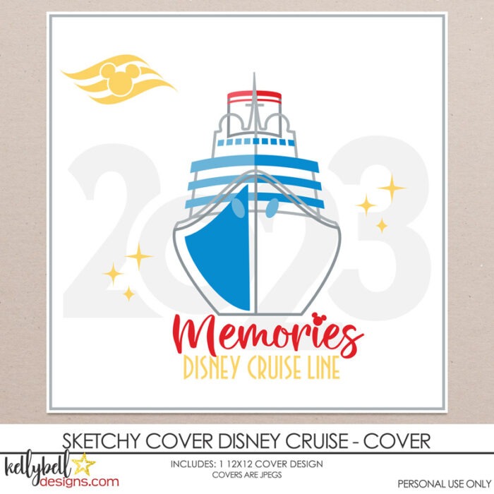 Sketchy Cover Disney Cruise Line – Kellybell Designs