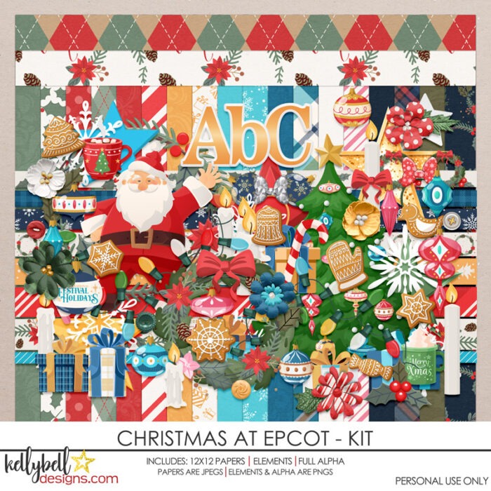 Christmas at Epcot Kit - Kellybell Designs