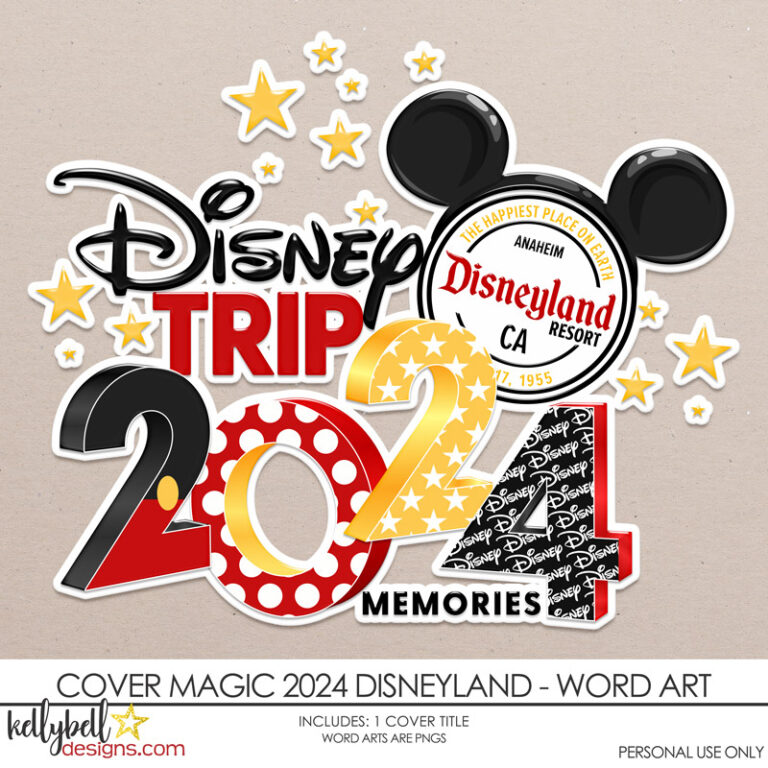 Cover Magic 2024 Disneyland - Kellybell Designs