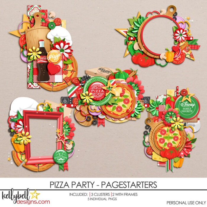 Pizza Party Kit - Kellybell Designs