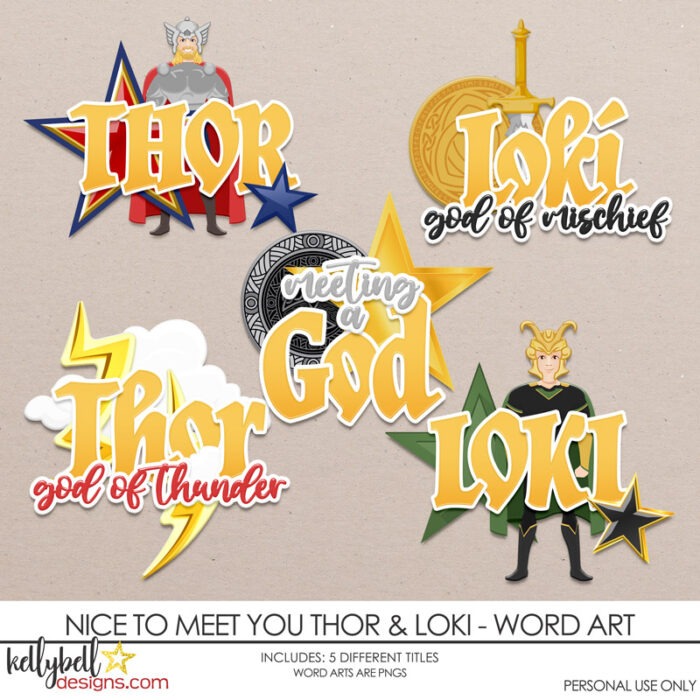 Nice to Meet You Thor & Loki - Kellybell Designs