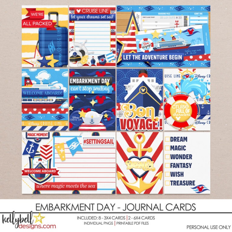 Embarkment Day Cards - Kellybell Designs