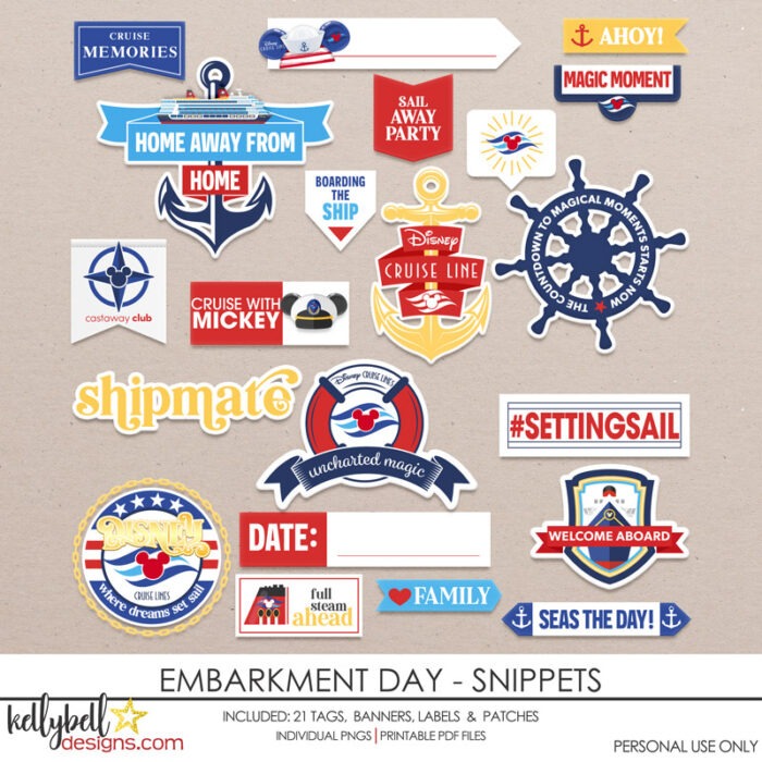 Embarkment Day Kit - Kellybell Designs