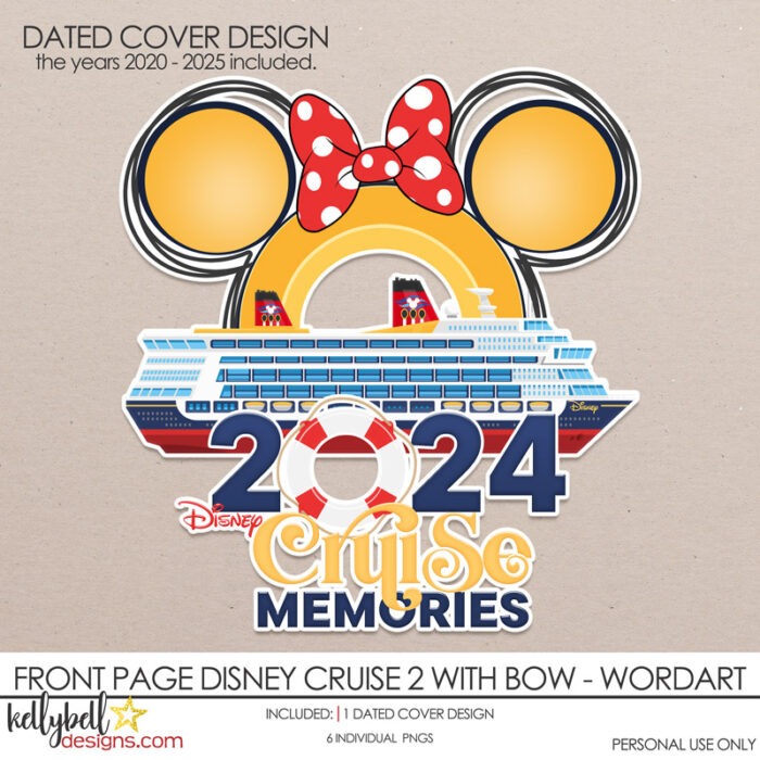 Frontpage Disney Cruise 2 with Bow - Kellybell Designs