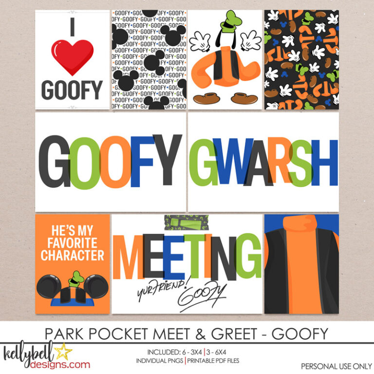 Park Pocket Meet & Greet Goofy – Kellybell Designs