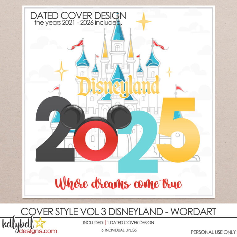 Cover Style Vol 3 Disneyland - Kellybell Designs
