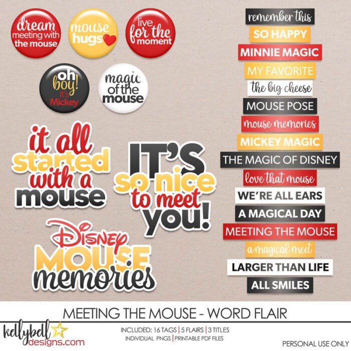 Meeting The Mouse Kit - Kellybell Designs