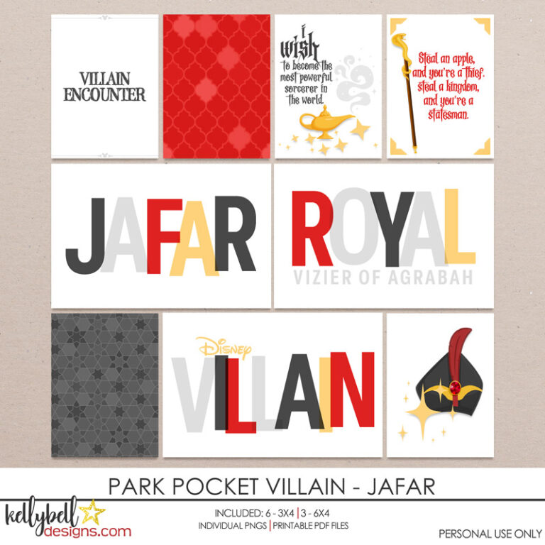 Park Pocket Villains Jafar - Kellybell Designs
