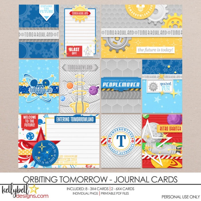Orbiting Tomorrow Cards - Kellybell Designs