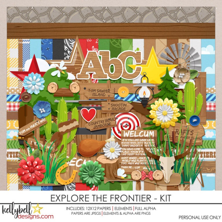Explore the Frontier Kit – Kellybell Designs