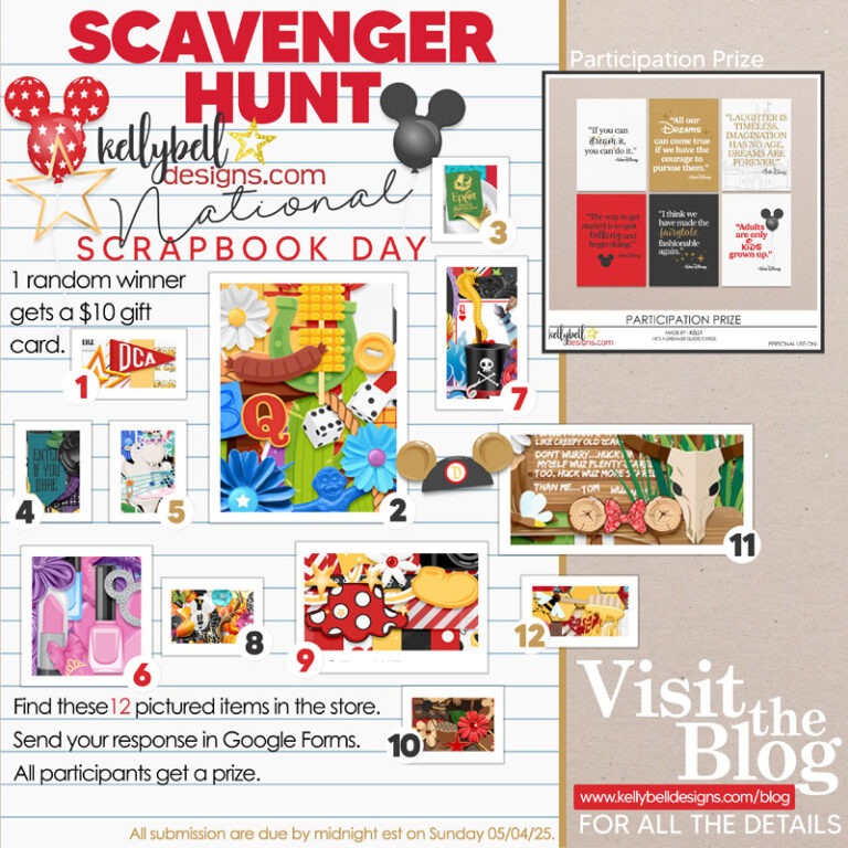 NSD 2025 Scavenger Hunt - Kellybell Designs