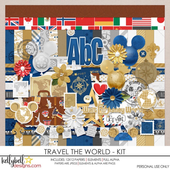 Travel the World Kit - Kellybell Designs