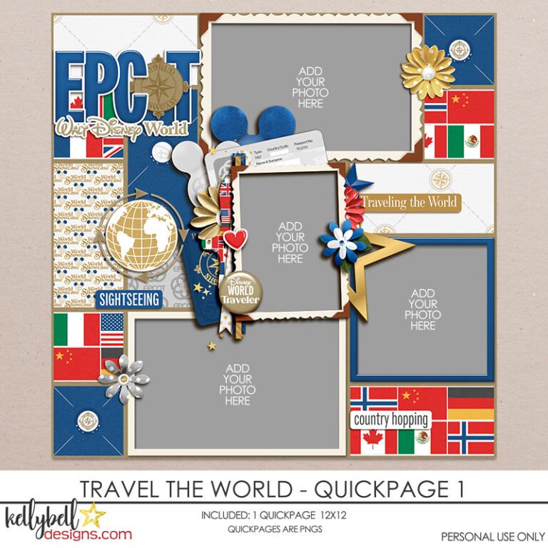 Travel the World Kit - Kellybell Designs