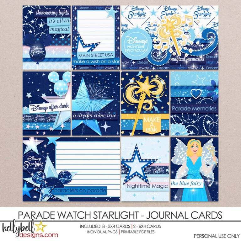 Parade Watch Starlight Cards - Kellybell Designs