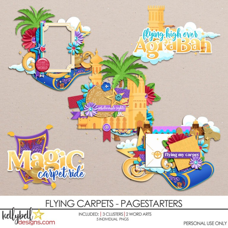 Flying Carpets Page Starters - Kellybell Designs