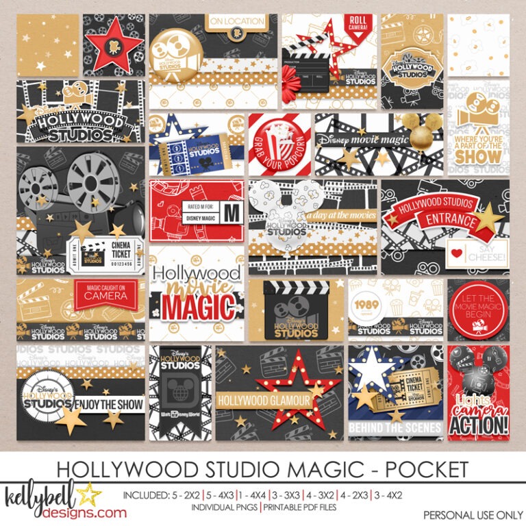 Hollywood Studio Magic Pocket - Kellybell Designs